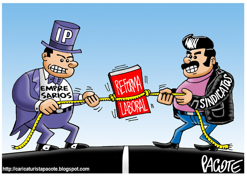 Caricaturista Pacote La Reforma Laboral