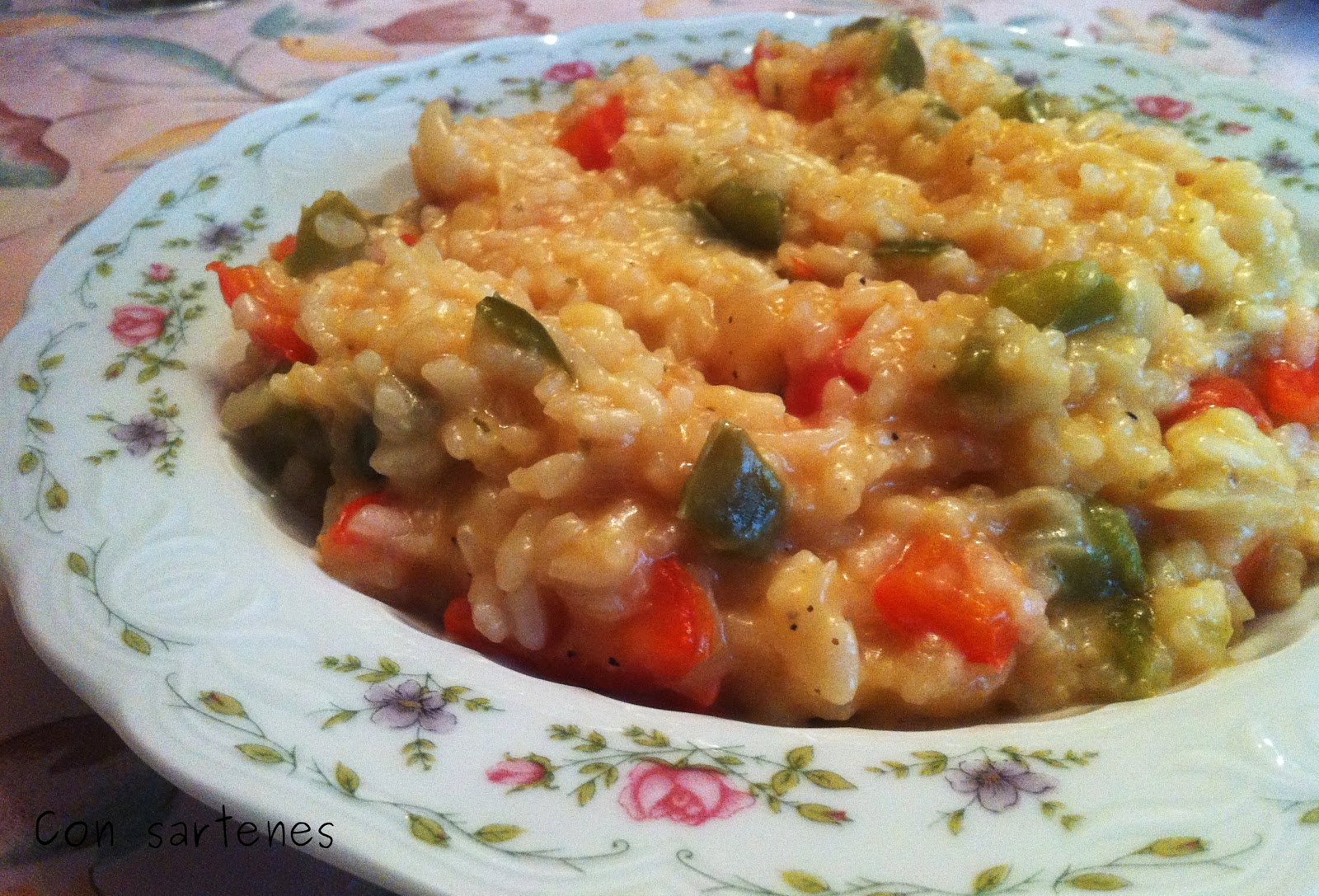 CON SARTENES Y A LO LOCO: Risotto de verduras