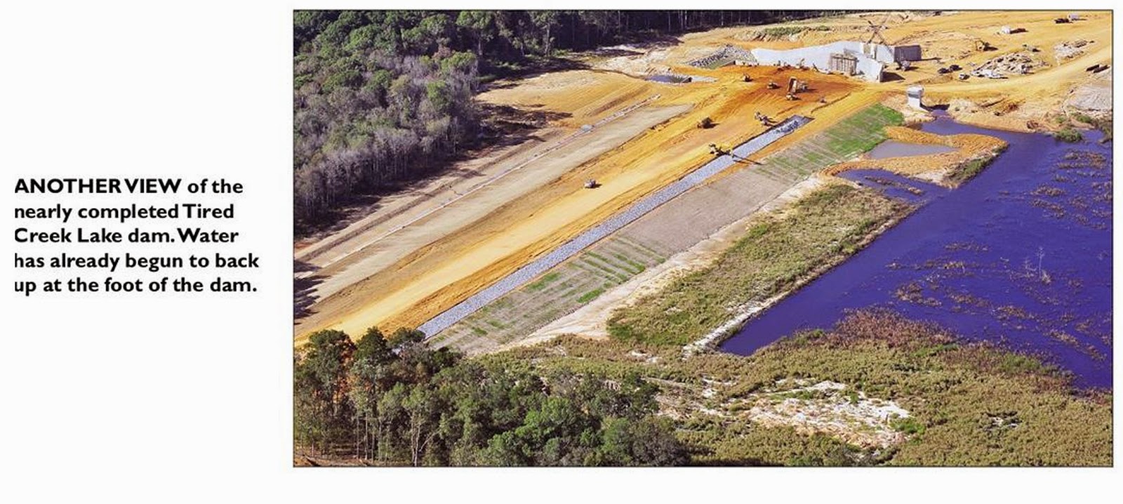 Wood+Partners Inc.: Tired Creek Lake Dam Almost Complete!