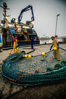 Through the Gaps! - Newlyn Fishing News: Vision IV taking on her prawn ...