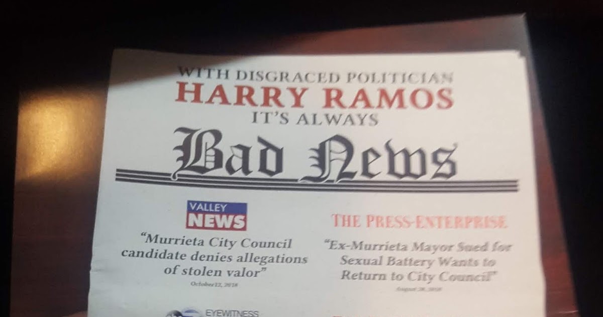 Political Pistachio: False Allegations of Harry Ramos