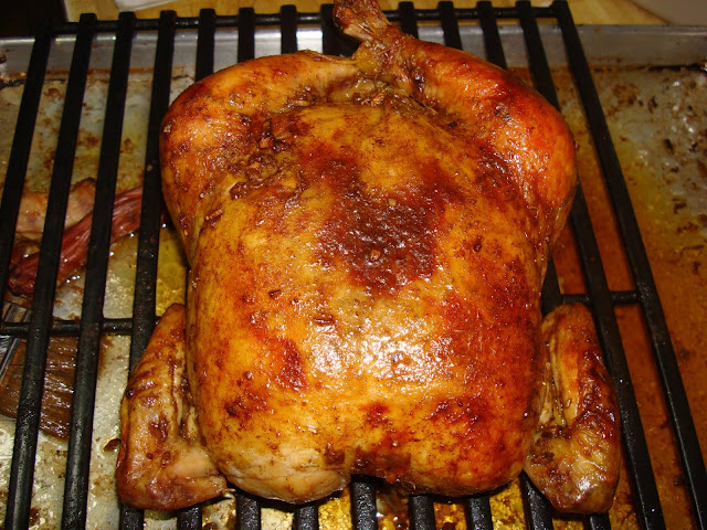 LA COCINA DEL POLLO: POLLITO ASADO A LA MANTEQUILLA CON AJO Y ROMERO