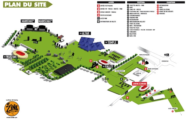 [Update] Le running order et le plan du Hellfest 2012 ~ Into the Fest