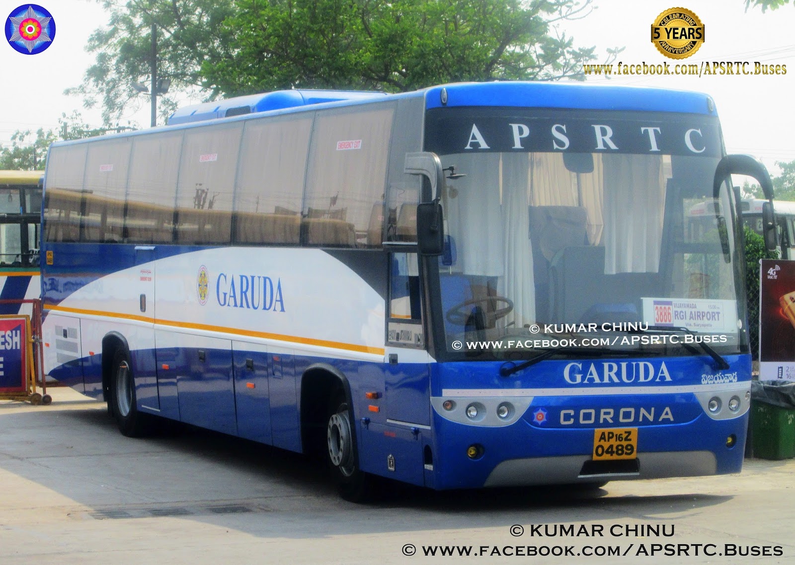 APSRTC CORONA GARUDA A/C Buses
