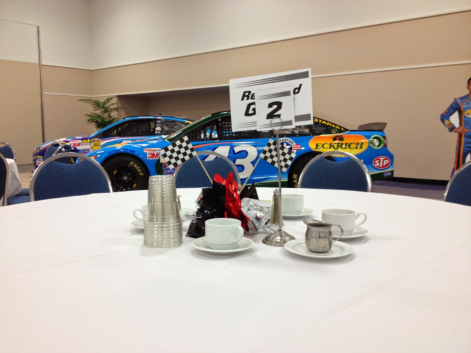 Party People Event Decorating Company: Race car theme Stage Decor and ...
