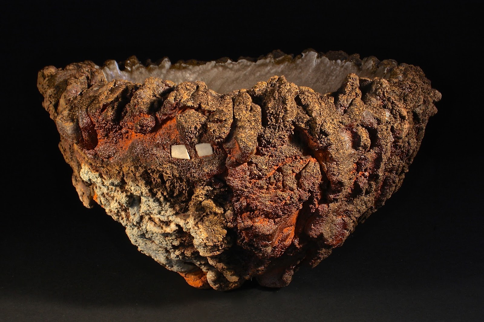 Rob Sieminski Ceramics: Lava/Geode Bowl