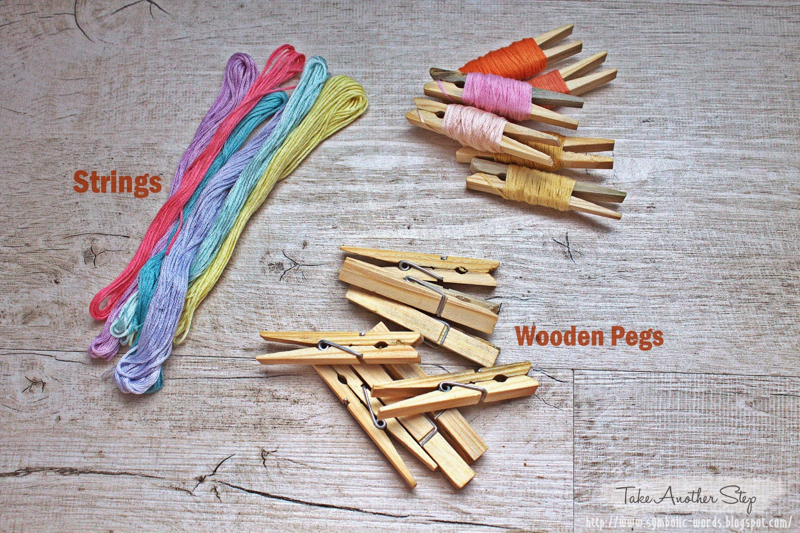 DIY : Wooden Pegs Organiser