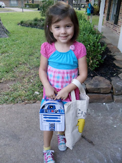 Katt-a-blog: Gwyn's first day of Preschool