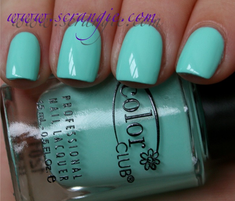 Scrangie: Color Club Blossoming Collection Spring 2012 Swatches and Review