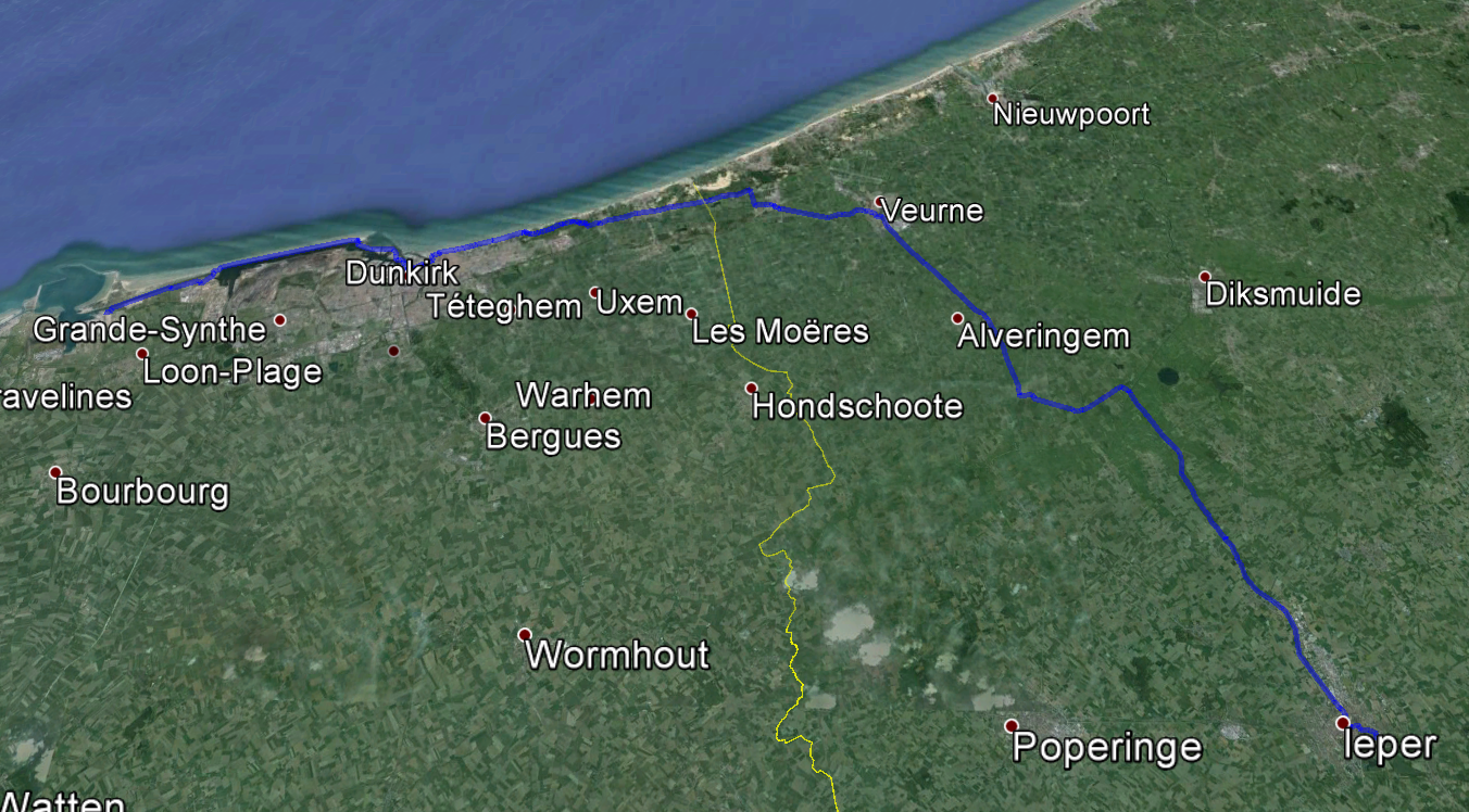 FROZE A FOX OUTSIDE: London to The Hague via Dunkirk and Dover, cycling ...