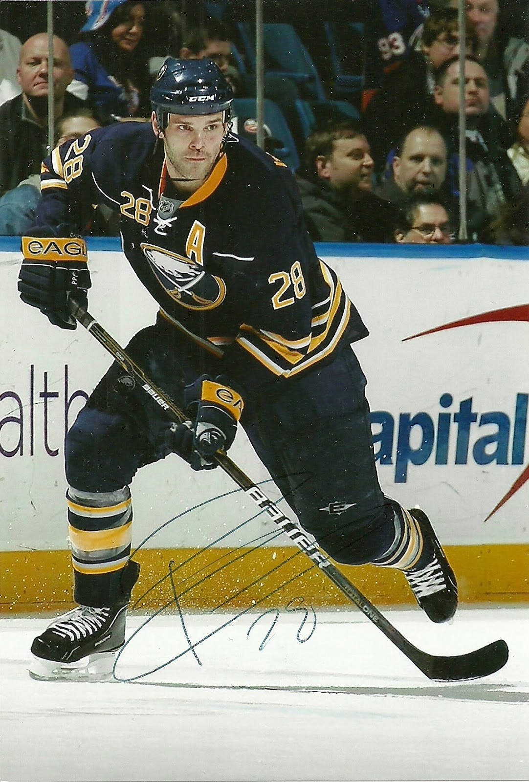 Hell's Valuable Collectibles: Paul Gaustad: 3 Autographed 4X6 Pictures
