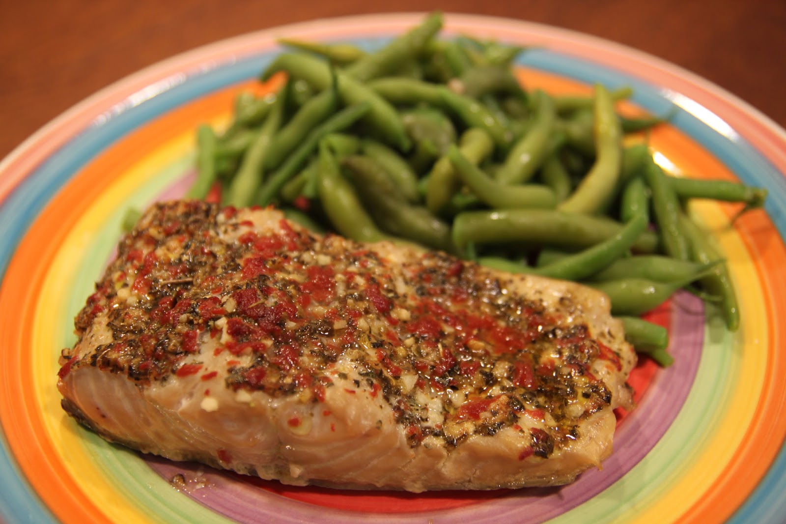 Ada w kuchni: Ryba z pieca (troć) w ziołach