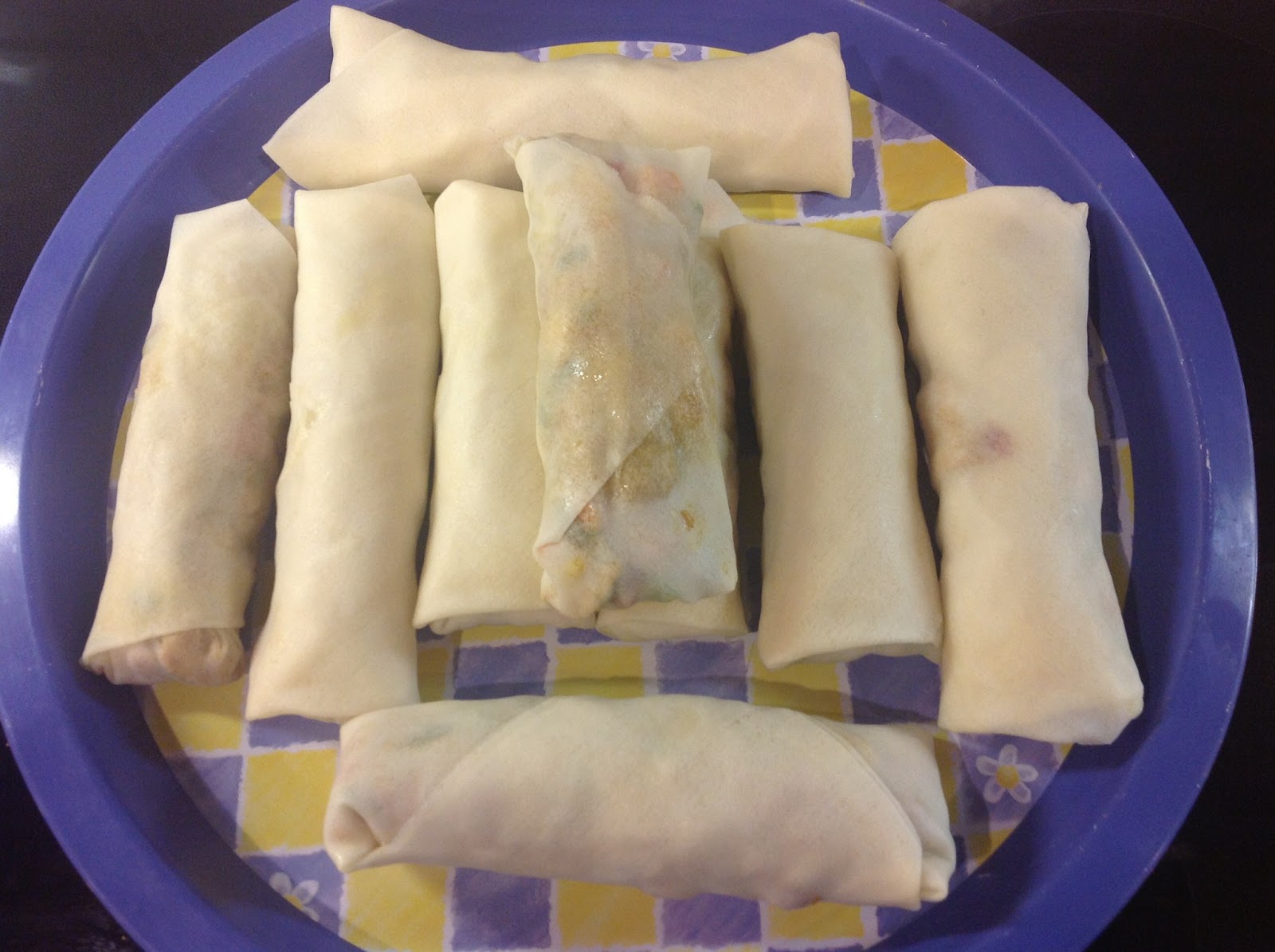 This Muslim Girl Bakes: Chicken and Vegetable Spring Rolls with Chilli ...
