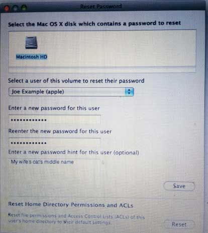 How to Reset your lost or previous Mac Operating System password ...