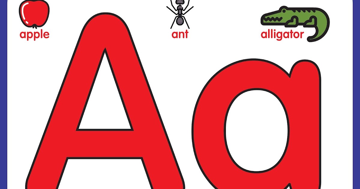 Big Printable Alphabet Letters (A to E)