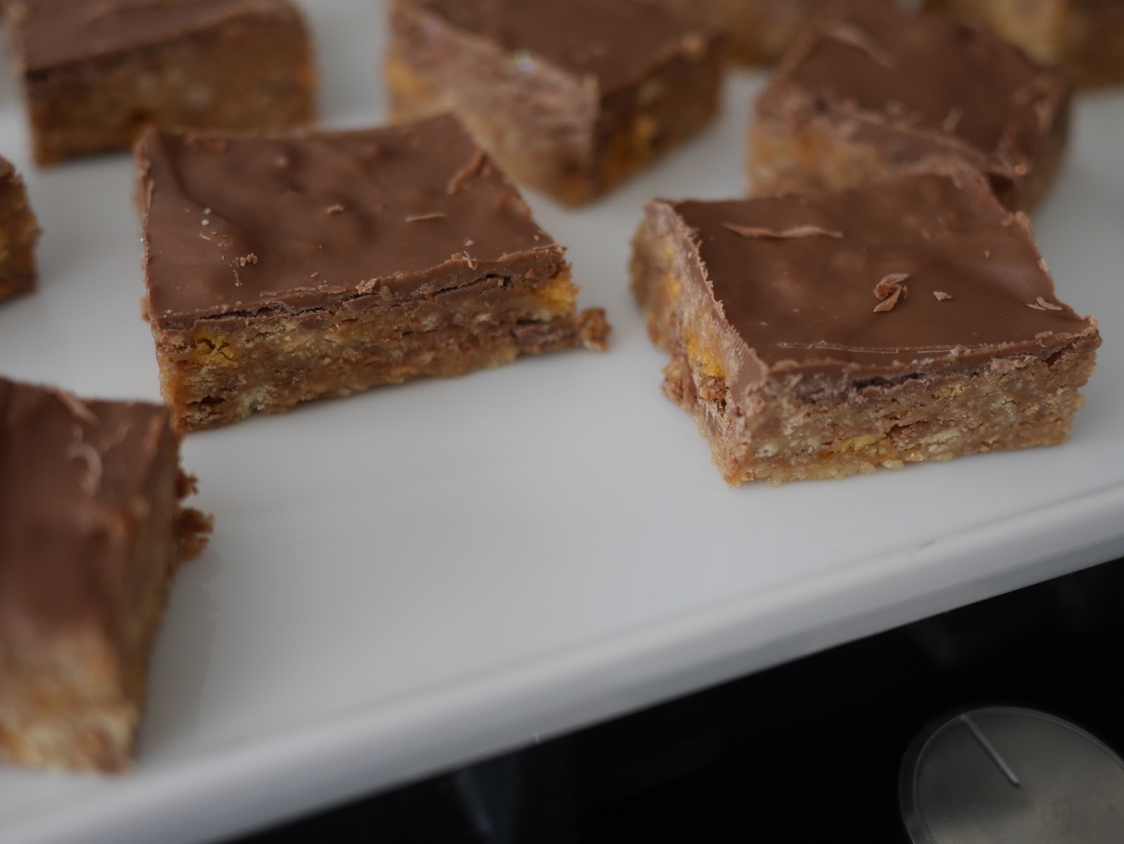 Chocolate Crunchie Bar Barfi - Indian Fudge - Rakhi Sweets