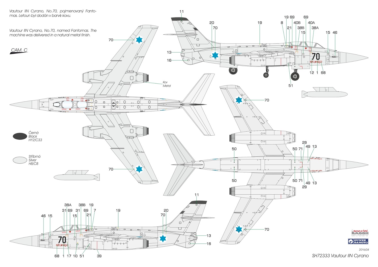 1/72 - SNCASO SO.4050 Vautour IIA/B/N by Special Hobby - released - The ...