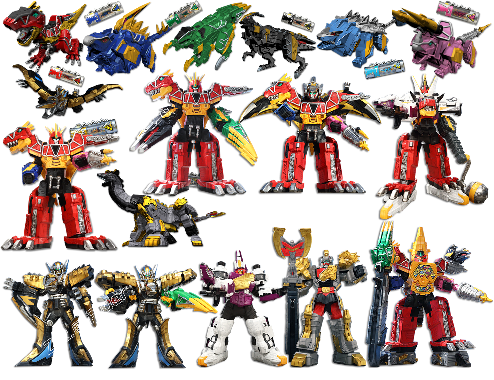 Ultim@te Squ@dron: Kyoryuger Mecha Collection