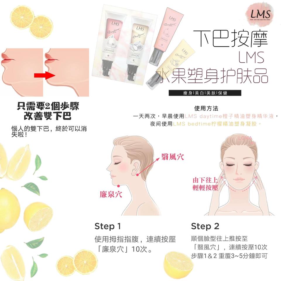 LMS Slimming Daytime Bedtime Serum and Gel Set 水果塑身护肤品 (2 tubes x 80ml ...