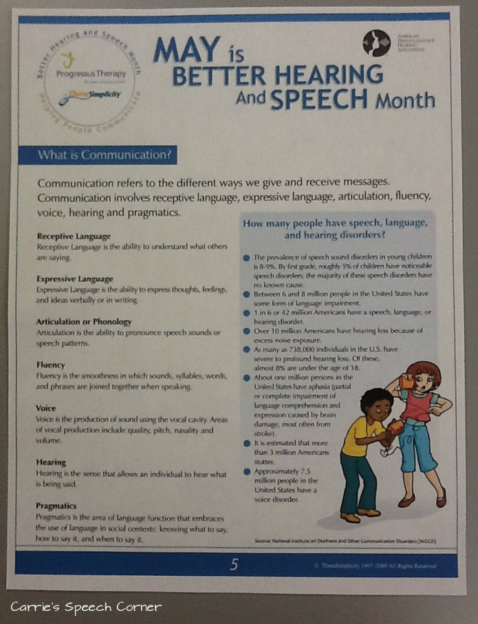 Carrie's Speech Corner: BHSM Goings-On