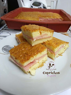 Caprichos sin gluten: Coca de jamón y queso