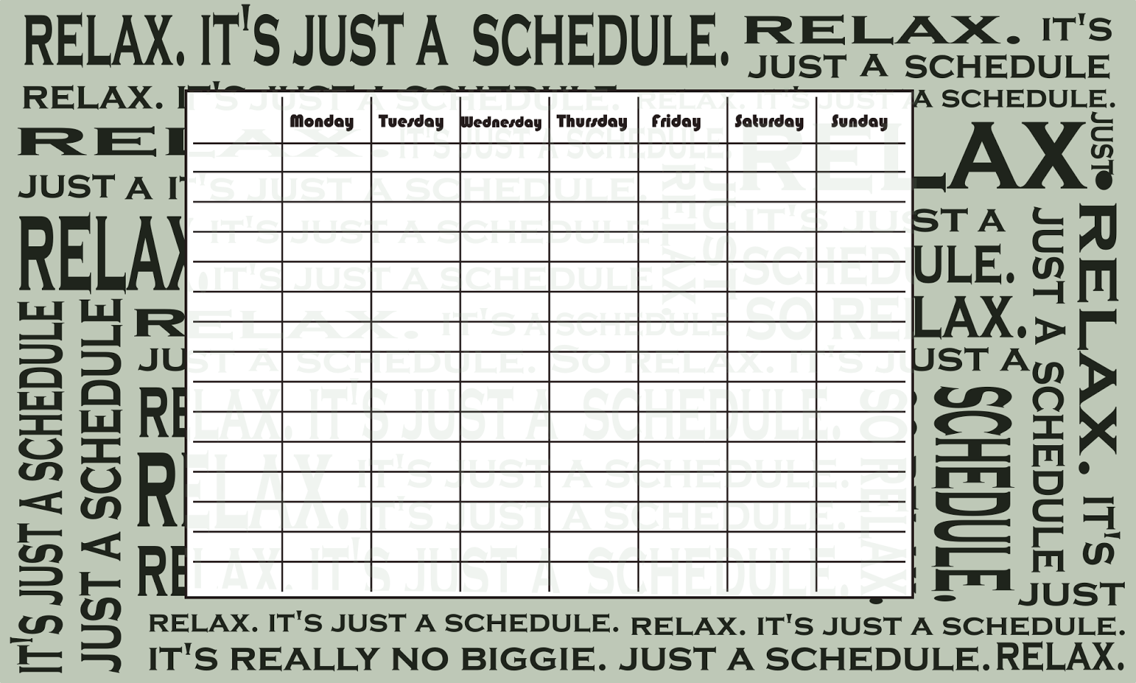 FREE printable timetables and weekly planners – ausdruckbare ...