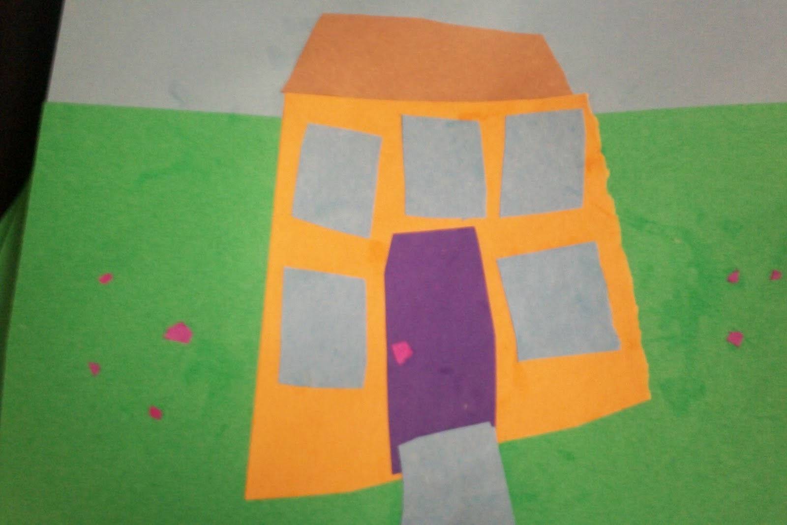 Art With Mr. E: House Collages: Kindergarten