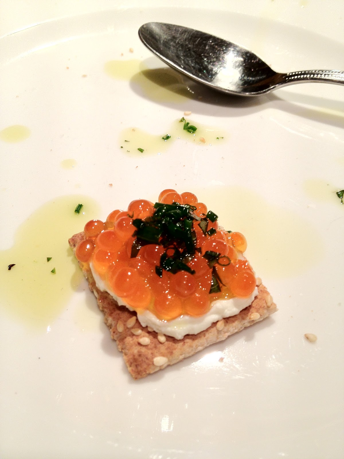 Casa Fiore: From the Chef ~ Home-cured Salmon Roe Caviar