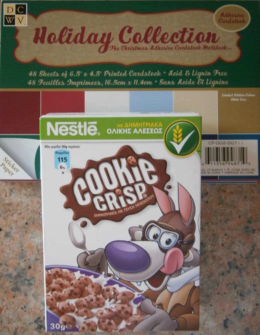 Travel Thru Greece with Mara: DCWV Upcycled Cereal Box