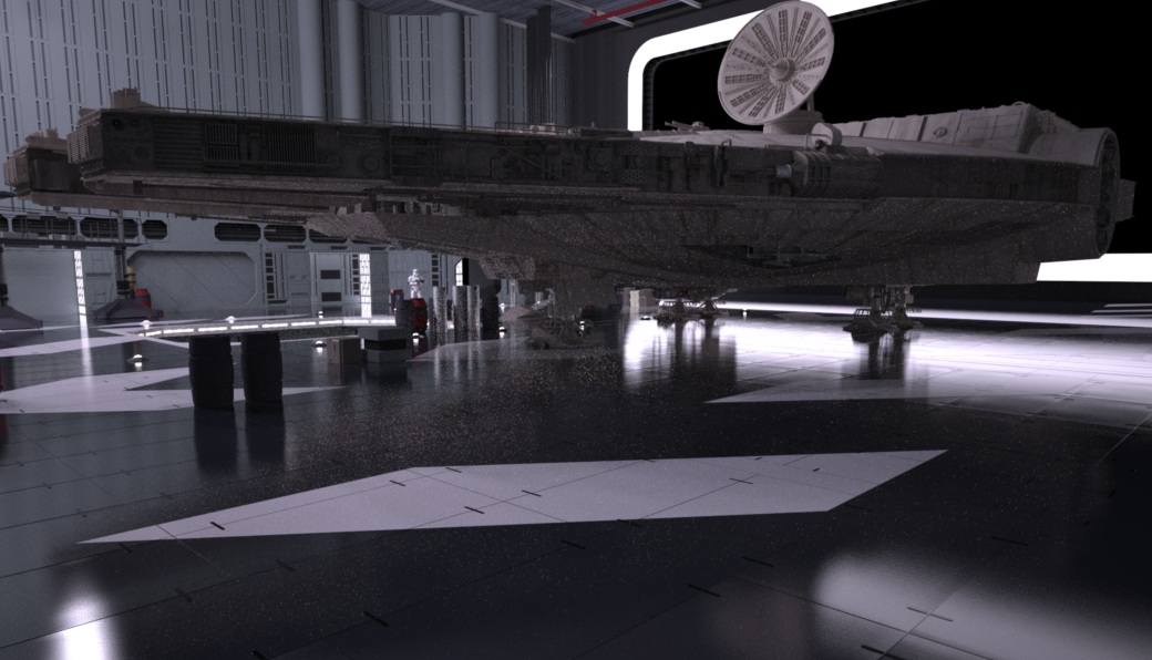 Stinson's All Things Star Wars Blog: Millennium Falcon and Deathstar ...