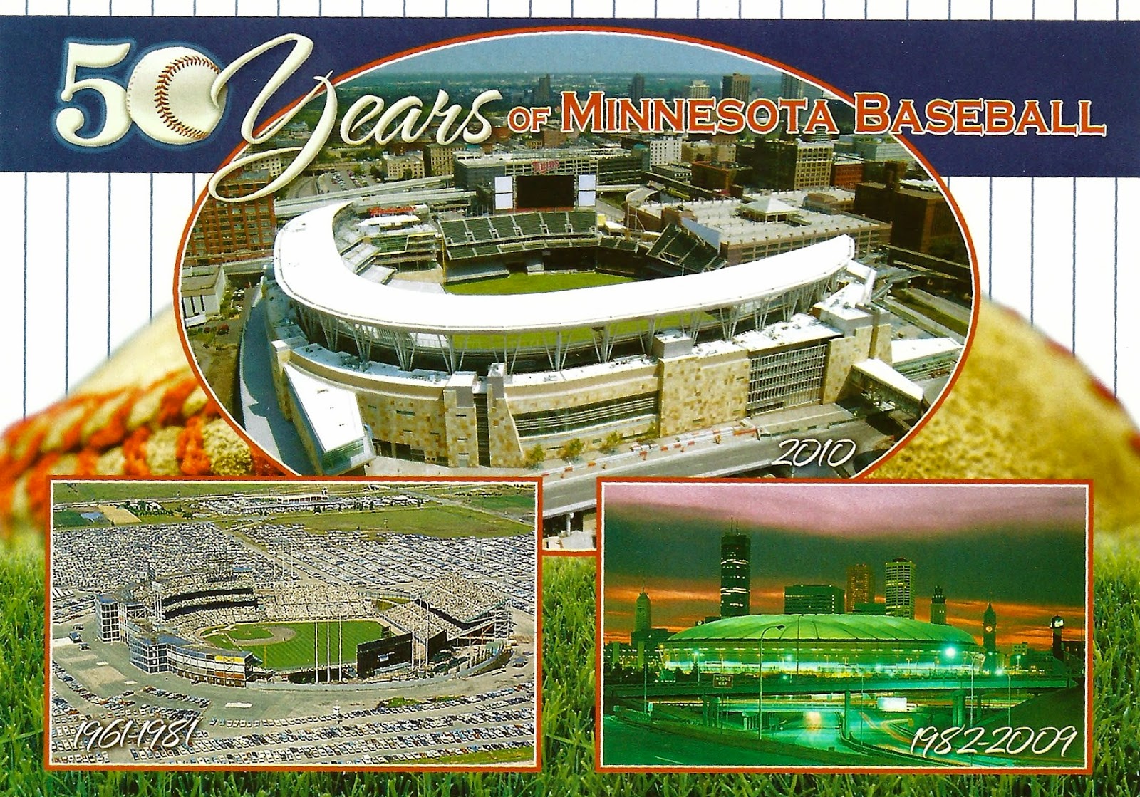 My Favorite Views: Minnesota - Fifty Years of Baseball, Twins Stadiums