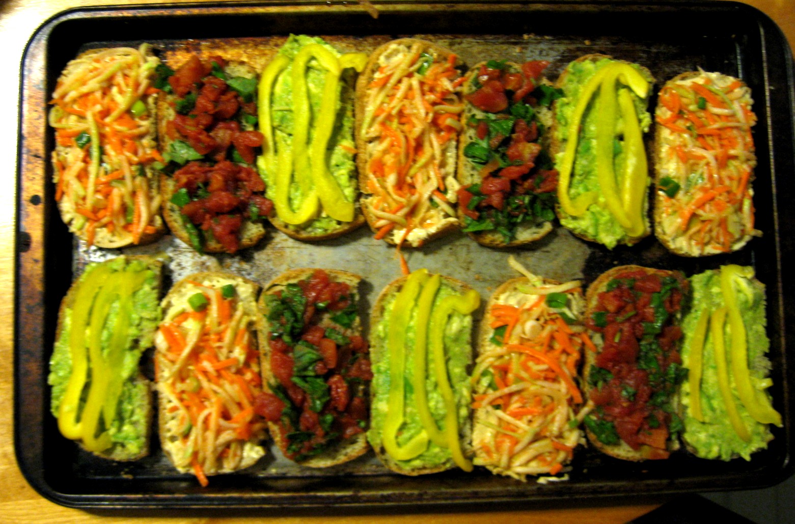 Open Faced Sandwiches