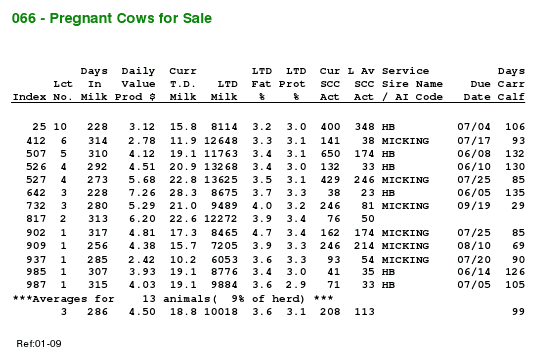 Amazing Grace Dairy: January 2012 Cows for Sale - SOLD!