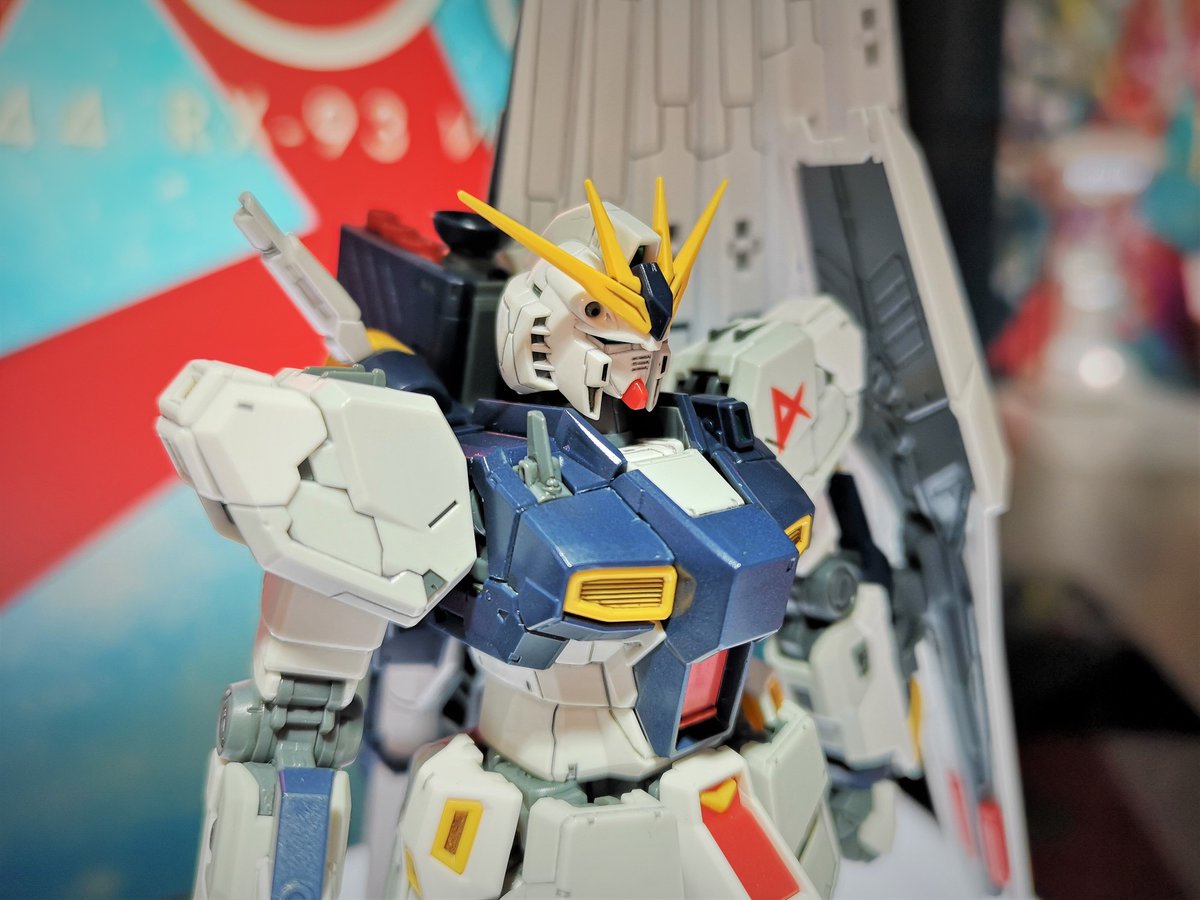 RG 1/144 nu Gundam Exhibited at the Gundam Base Tokyo