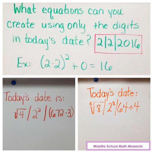 Math Fun - With Dates (#mathdates)!