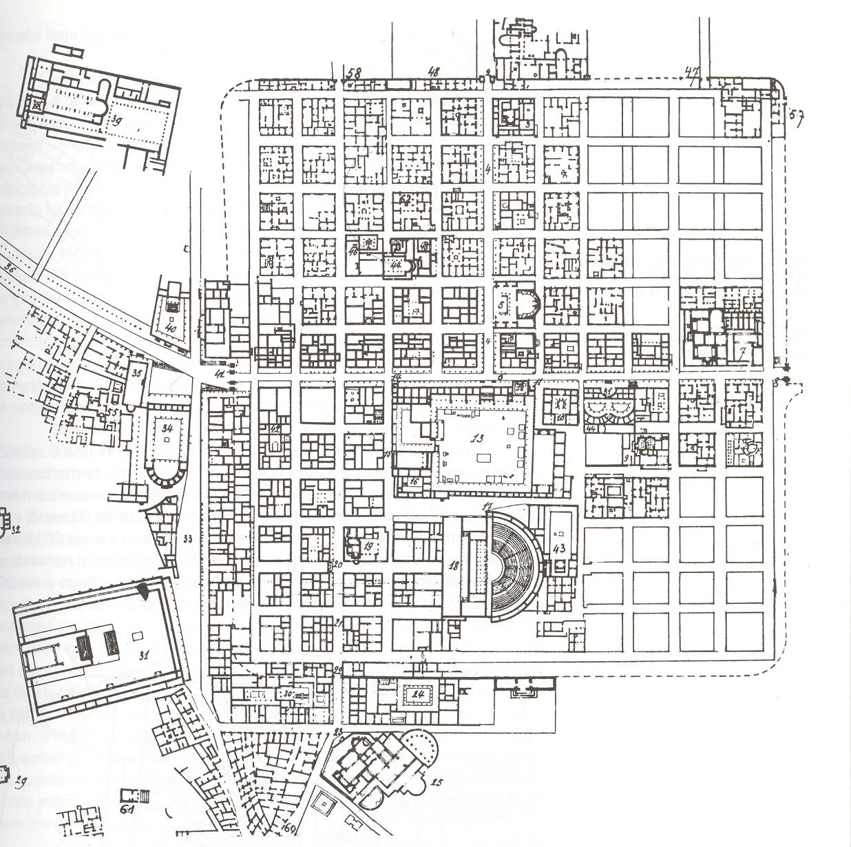Las historias de Doncel: Plano urbano ortogonal o en cuadrícula ...