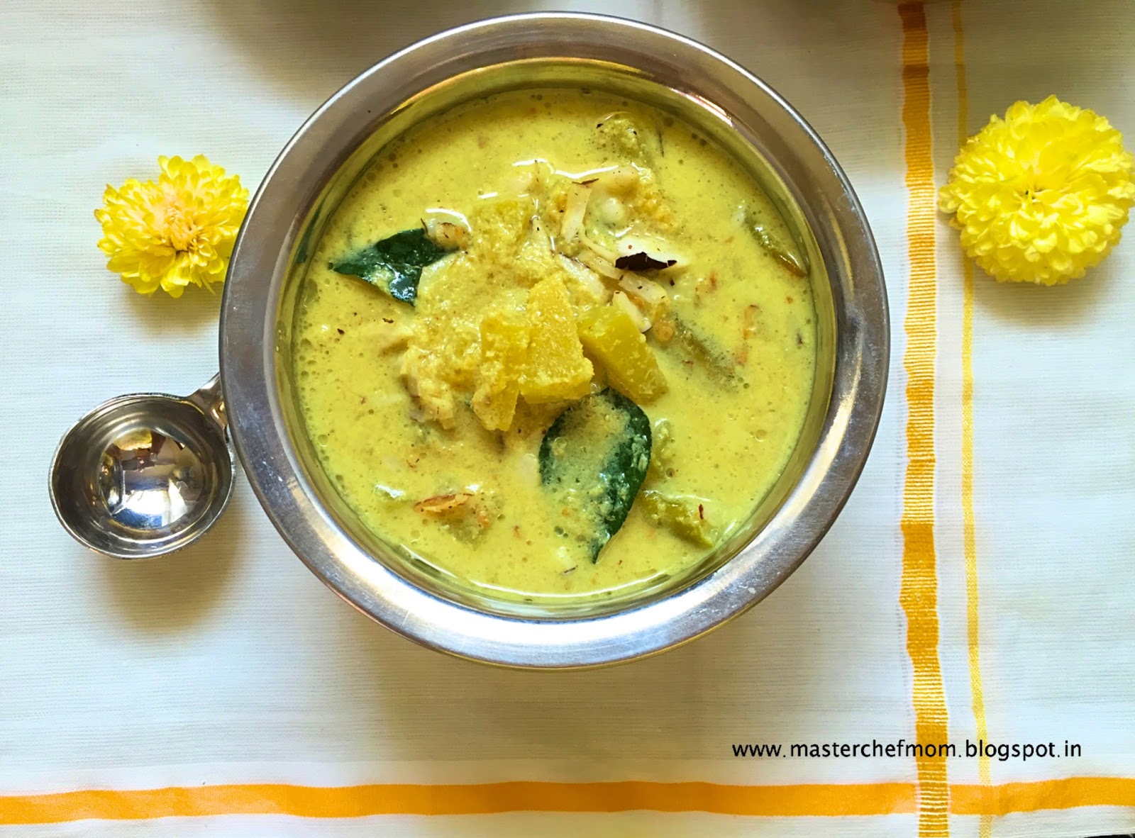 MASTERCHEFMOM: Mathanga Erissery | Kerala Style Yellow Pumpkin Coconut ...