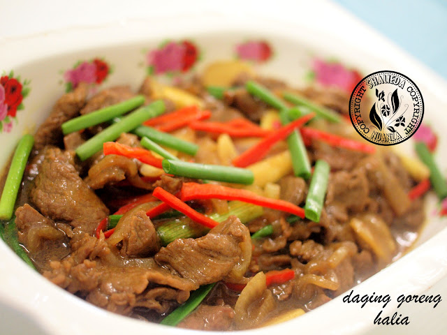 Pesona Cinta Cida de'Nuanza: Daging Goreng Halia