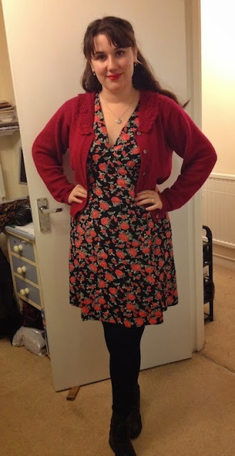 Fancy Dresscapades: A Pearl Lowe dress, and a pre-haircut photo