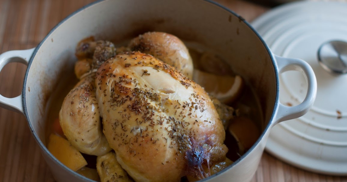 Pollo asado en cocotte | What Eva Bakes