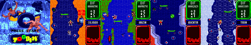 FRGCB - Finnish Retro Game Comparison Blog: Toobin' (Atari Games/Tengen ...