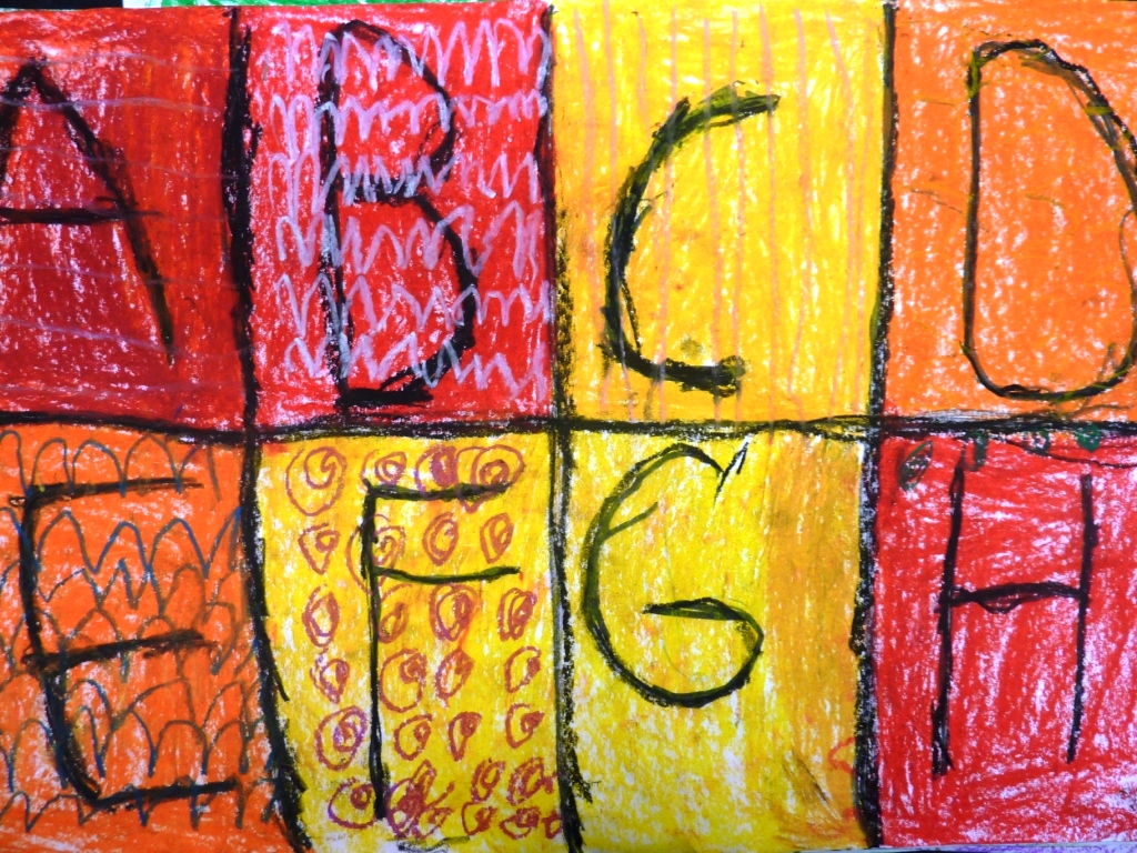 Mary's Art Spot: Kindergarten Jasper Johns