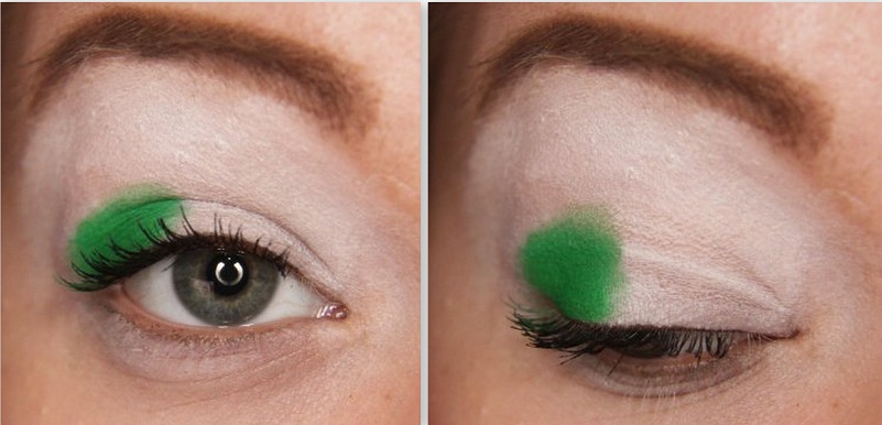 Erika MakeUp: Tutorial Verde e Roxo