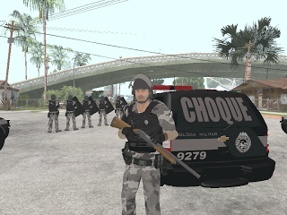 Gtasanandreassopolicia: Skin Da CHOQUE PMPR