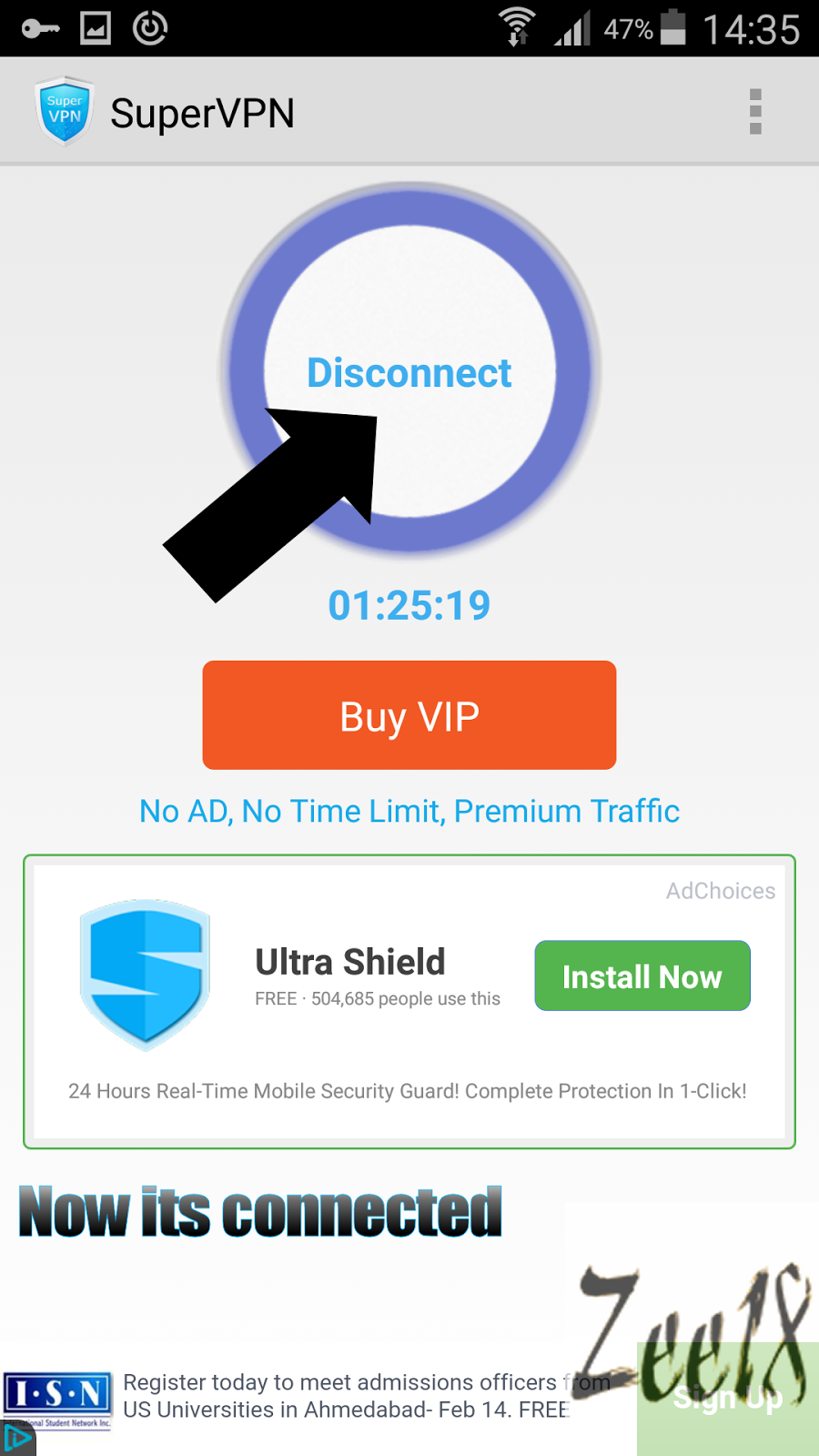 How To Use VPN For Play Live On Android via Zee18 Android Application ...