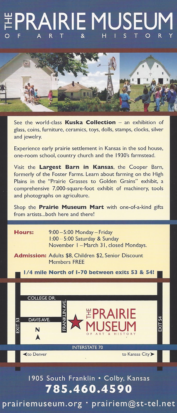 Prairie Museum Collections & Exhibits: Prairie Museum