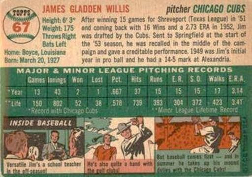 Vintage Cubs Cards: 1954 Topps Baseball Card Set & The Holy Grail of ...