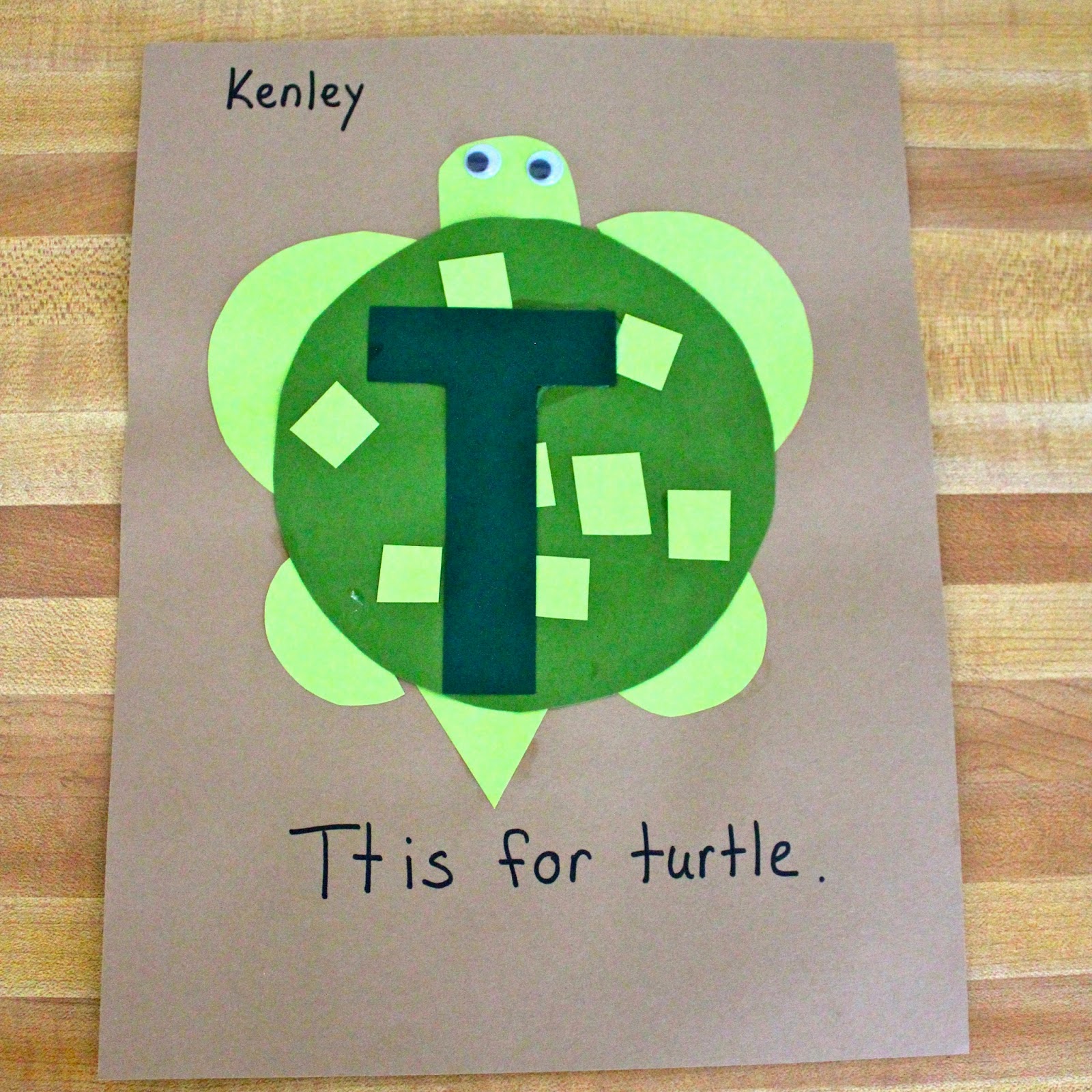 Schoolhouse Ronk: Preschool ABC Crafts