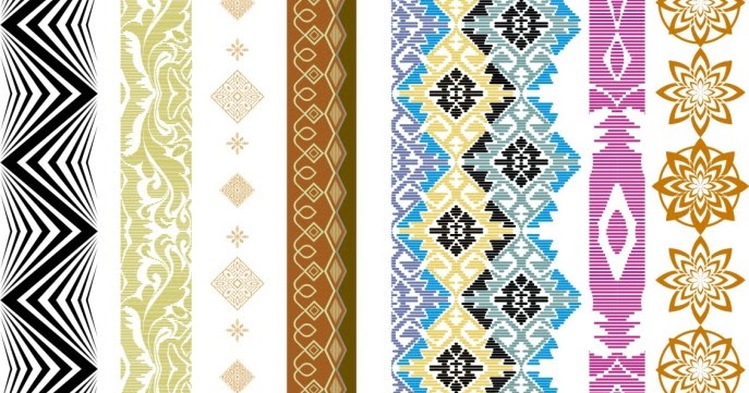 Motif Bordir Pinggiran Terbaru | bordir