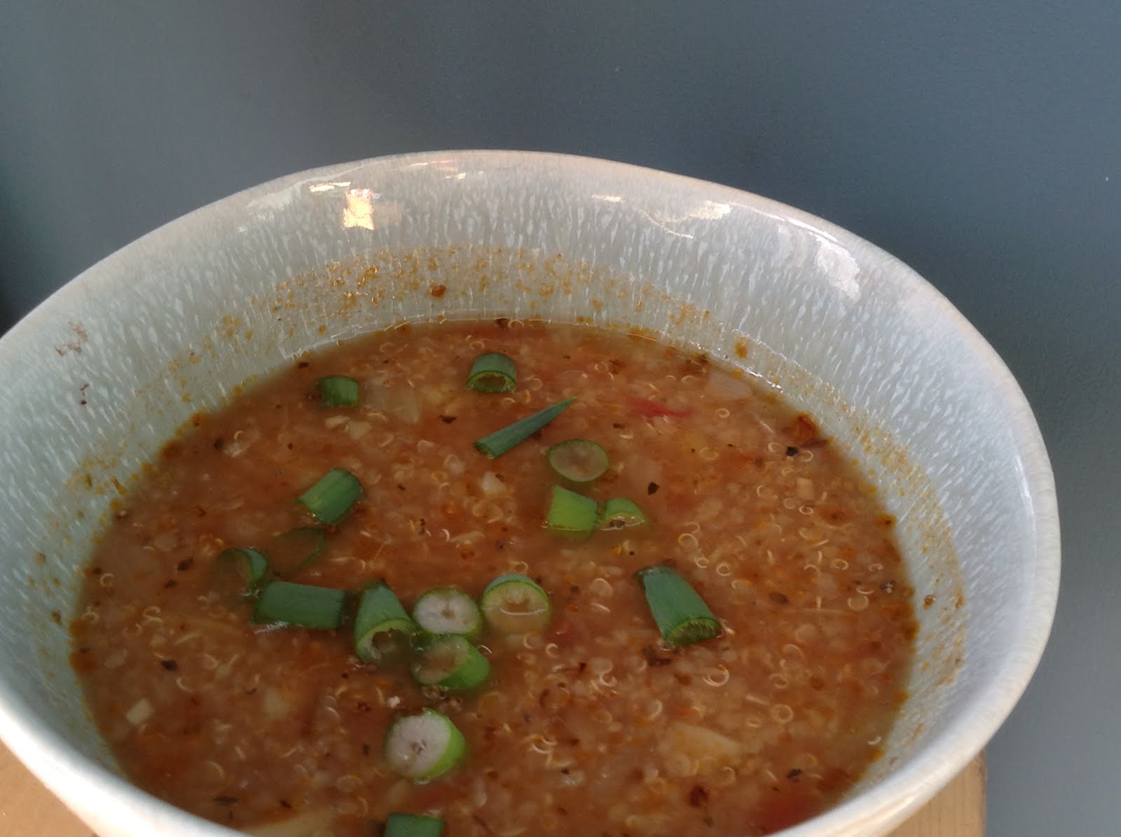 Soupe de quinoa et fromage